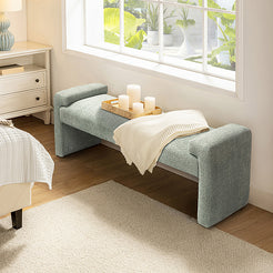 Vittoriano Upholstered Bed Foot Bench - HULALA HOME