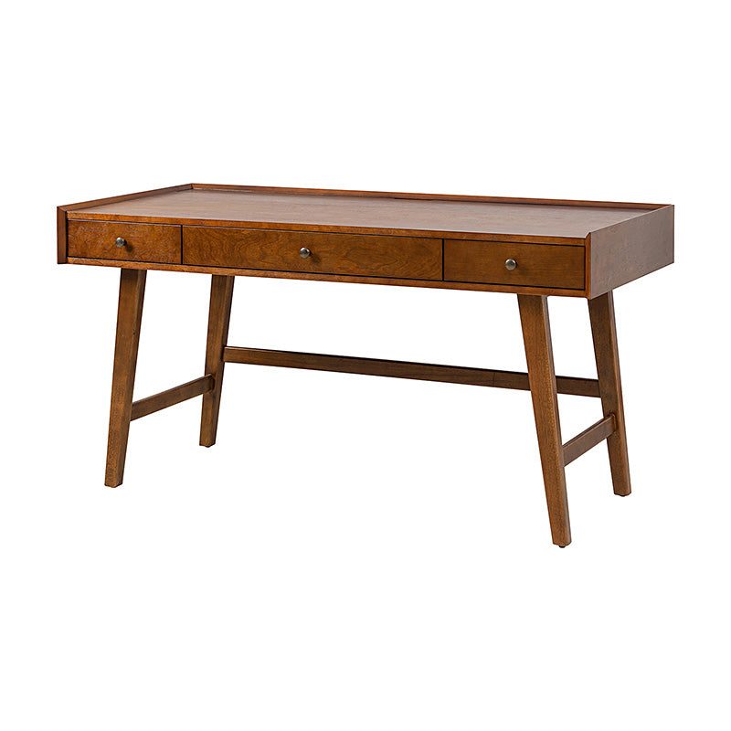 Charlotte Mid-century Modern 60" Computer Desk with Cable Management ...