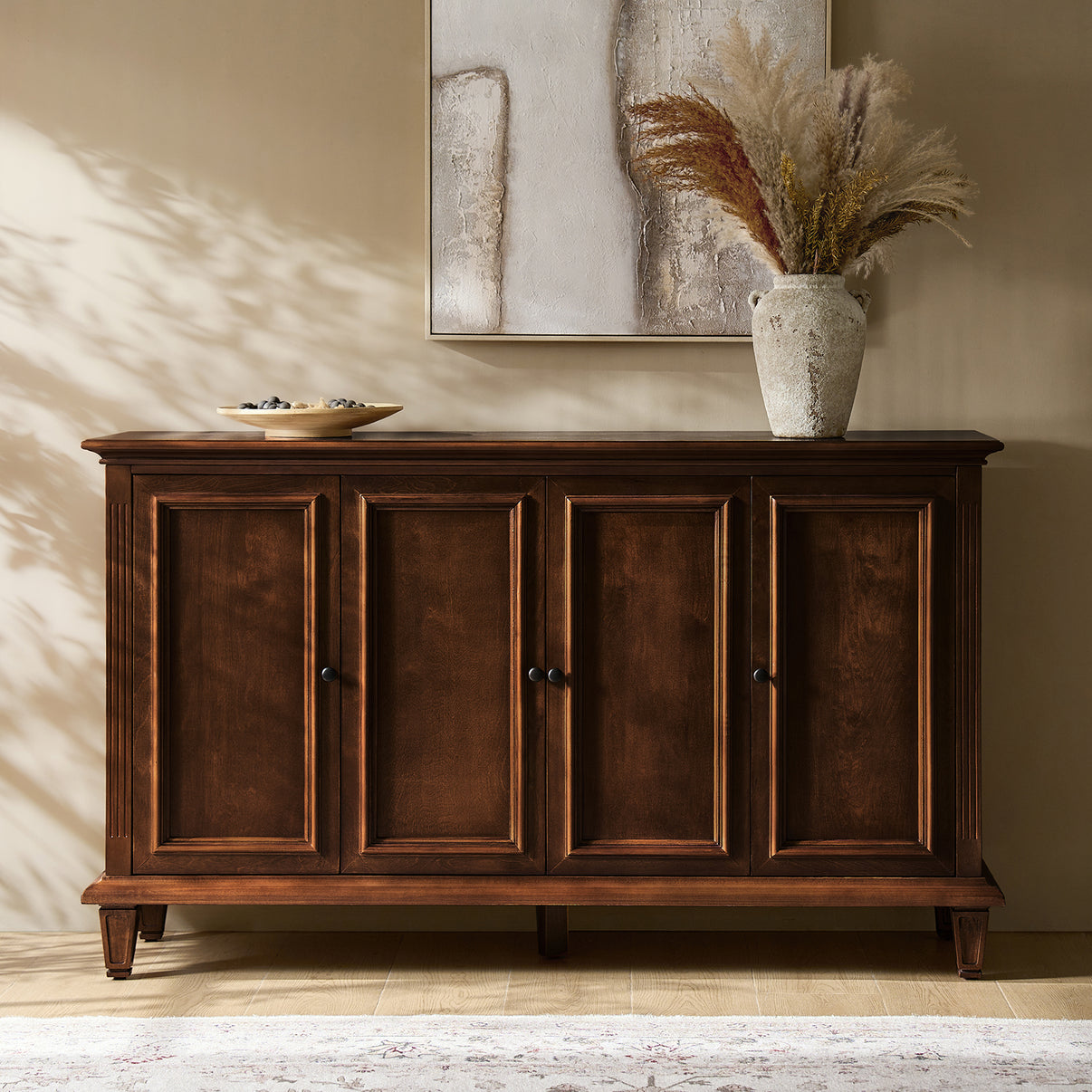 Mitchell 58" Wide Sideboard Buffet Cabinet - Hulala Home